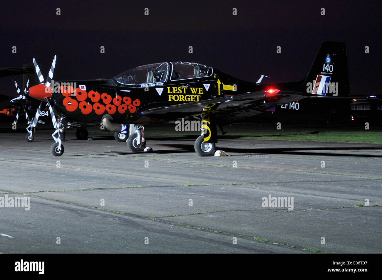 The RAF display Tucano trainer made its public debut today at the ...