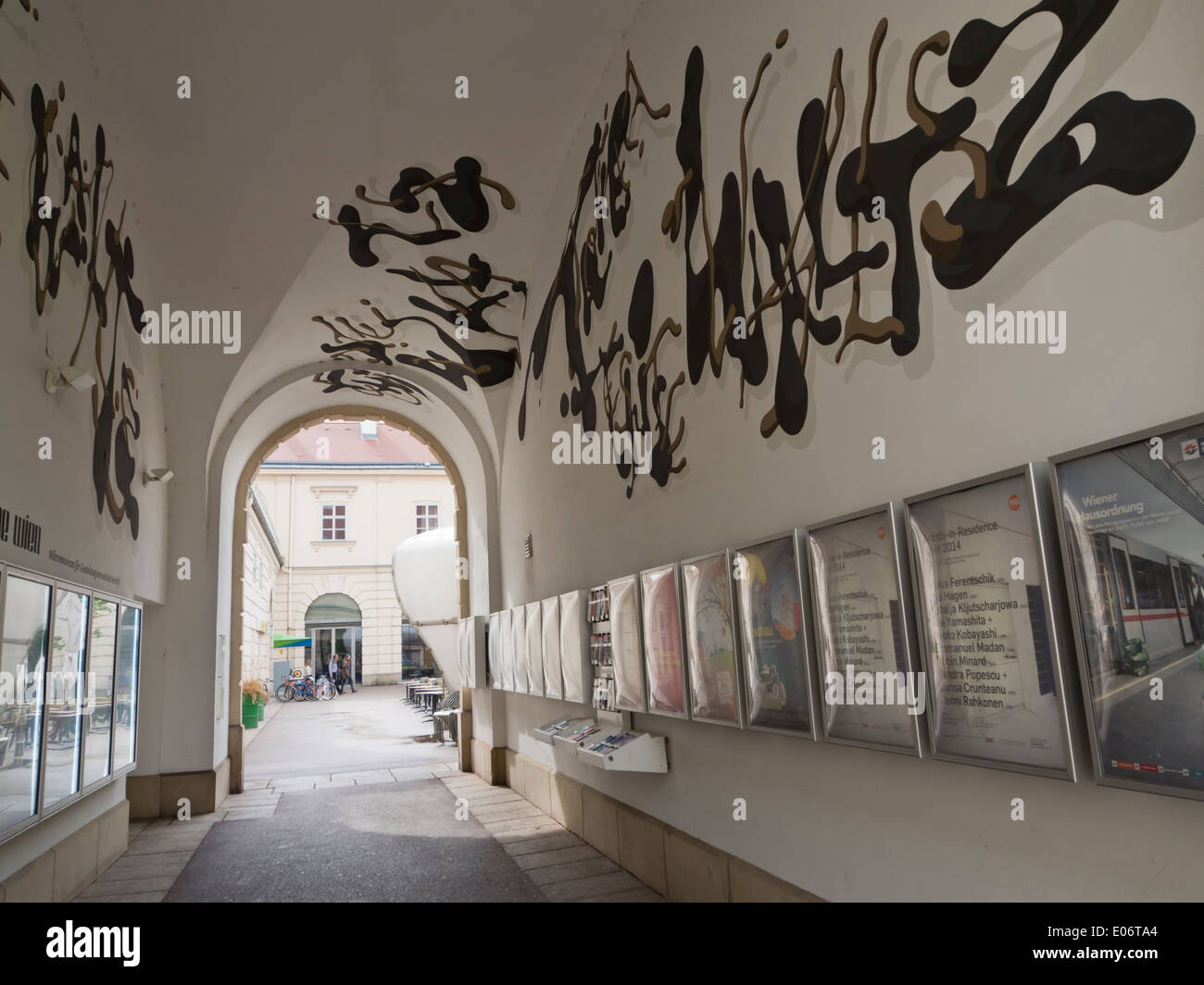Museumsquartier In Vienna Austria, extensive area with numerous art ...