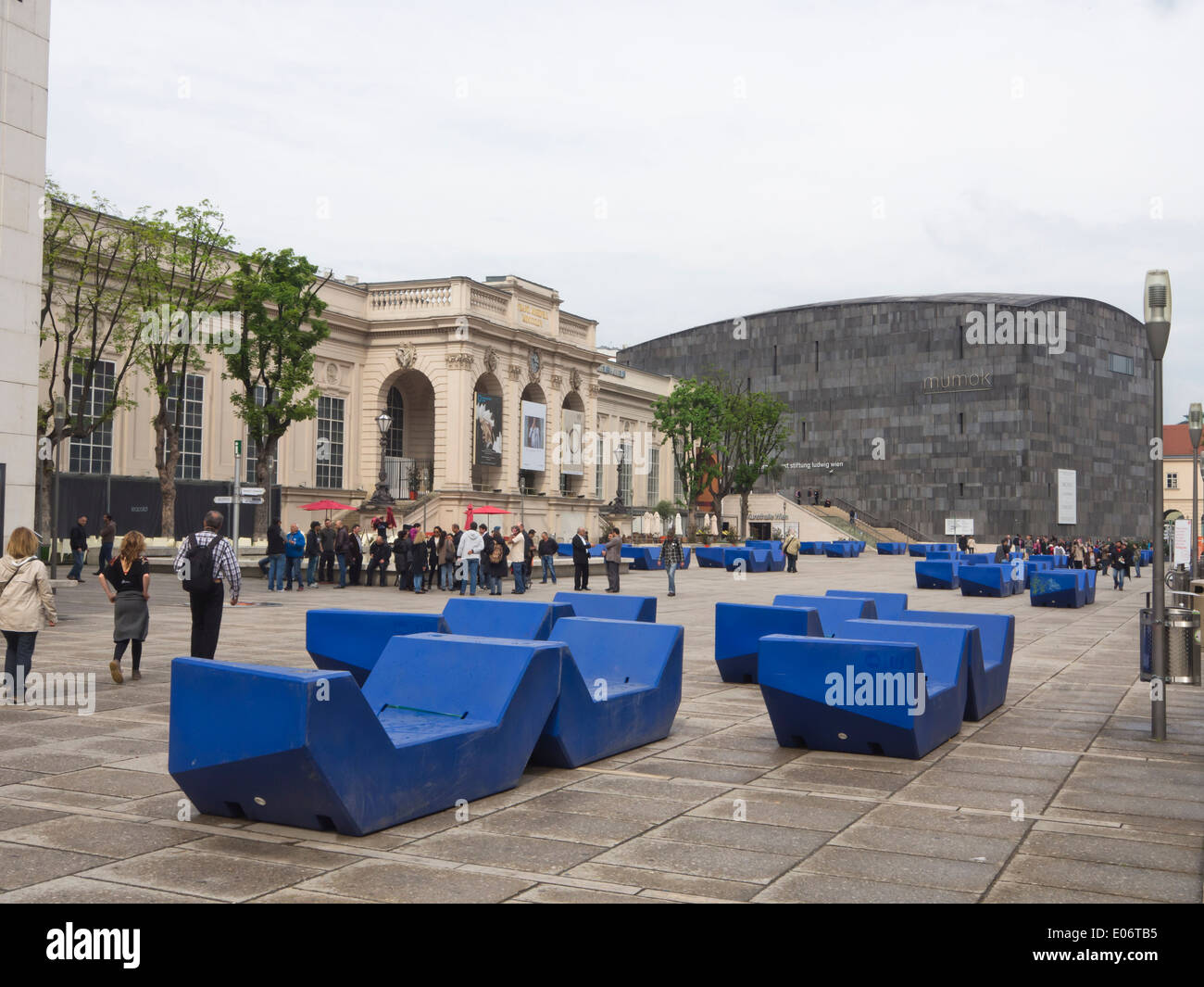 Museumsquartier Vienna Austria, extensive area with numerous art ...