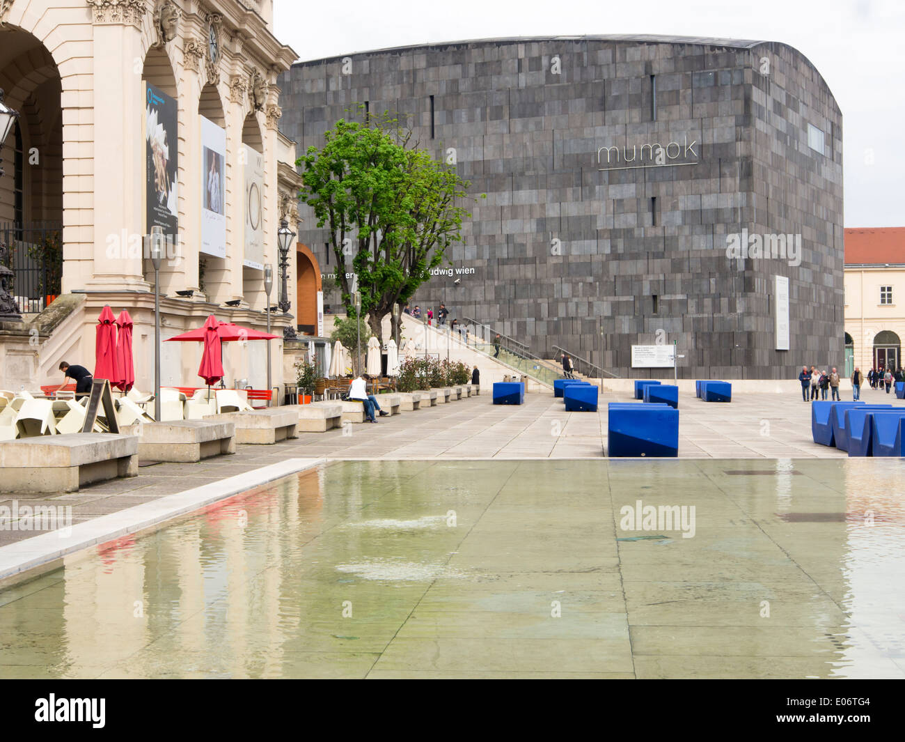 Museumsquartier Vienna Austria, extensive area with numerous art ...