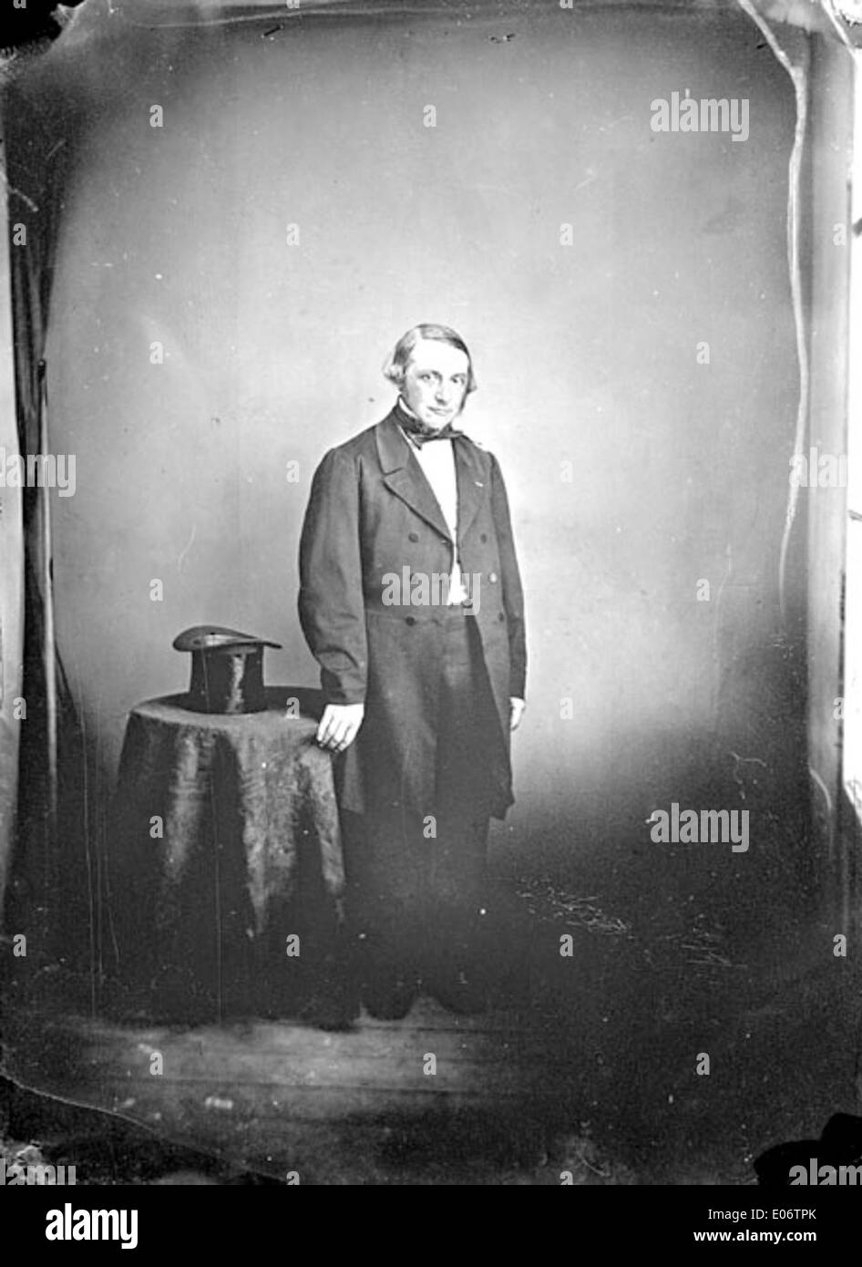 A portrait of Monsieur Filhol, taken around 1860 in the Vidal studio ...