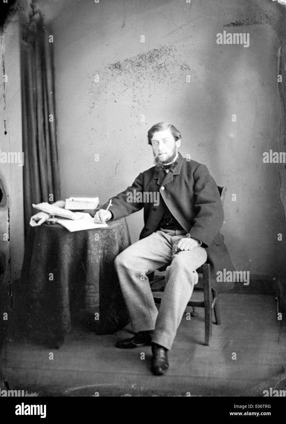 A portrait of Joseph Montano, taken in the Vidal studio around 1860 ...