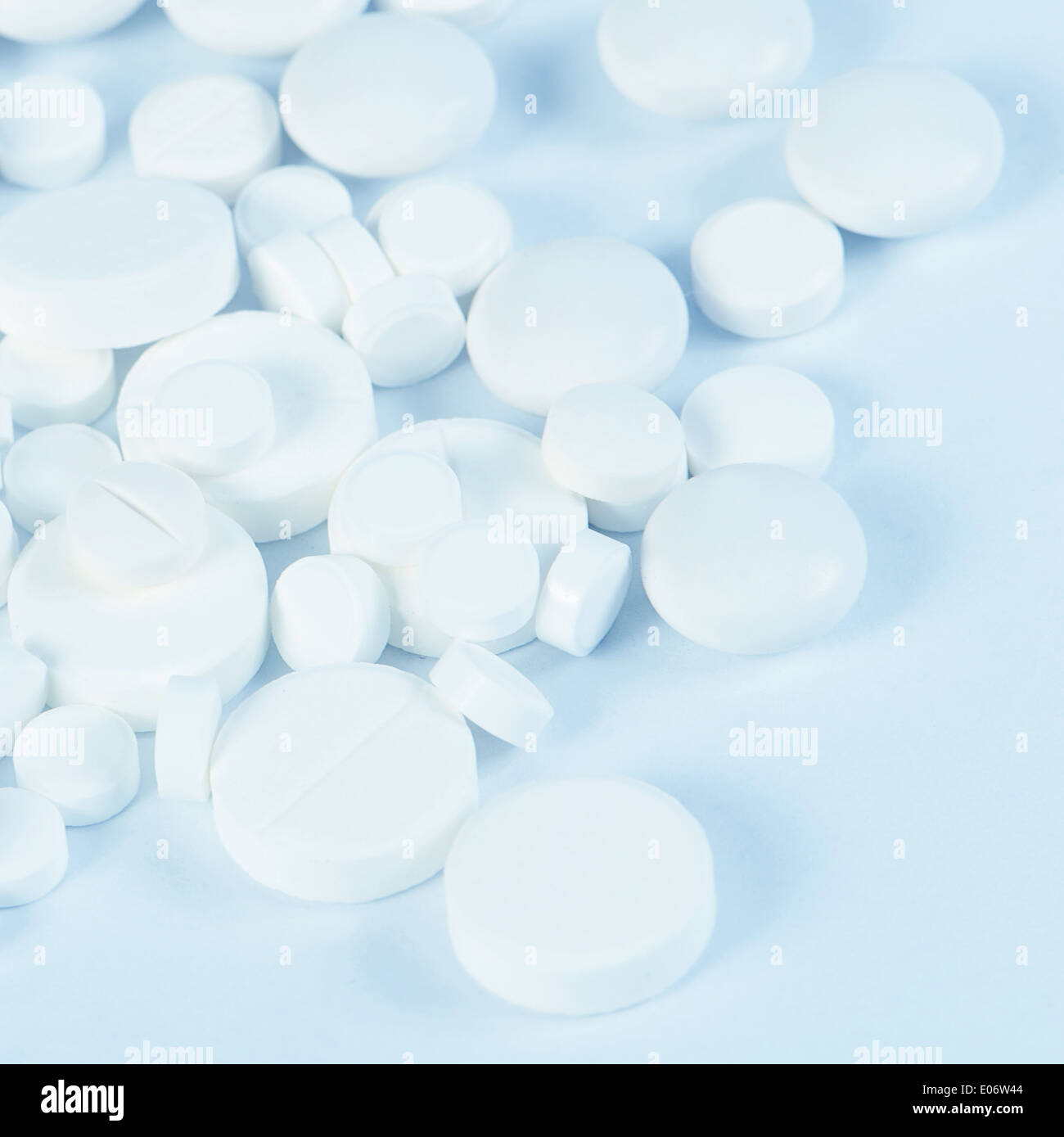 The tablets close up. A medical background Stock Photo - Alamy