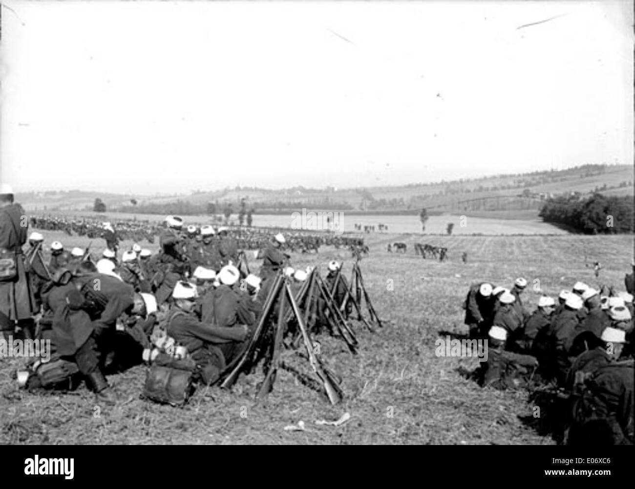 Soldats au repos Black and White Stock Photos & Images - Alamy