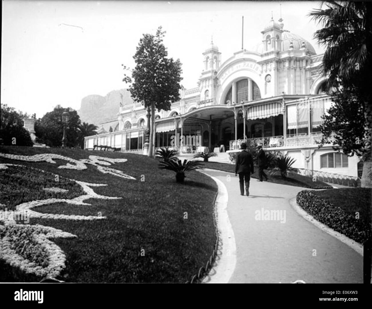 A photograph of the Café de Paris in Monte-Carlo from April 1905 ...
