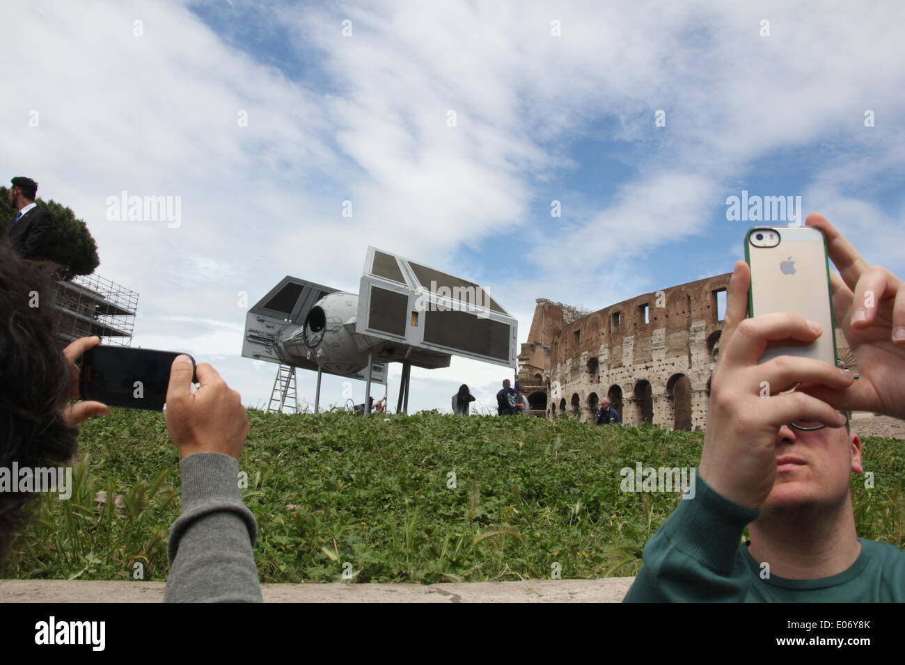 Rome Italy. 4th May 2014. May the fourth be with you - Star Wars Day by ...