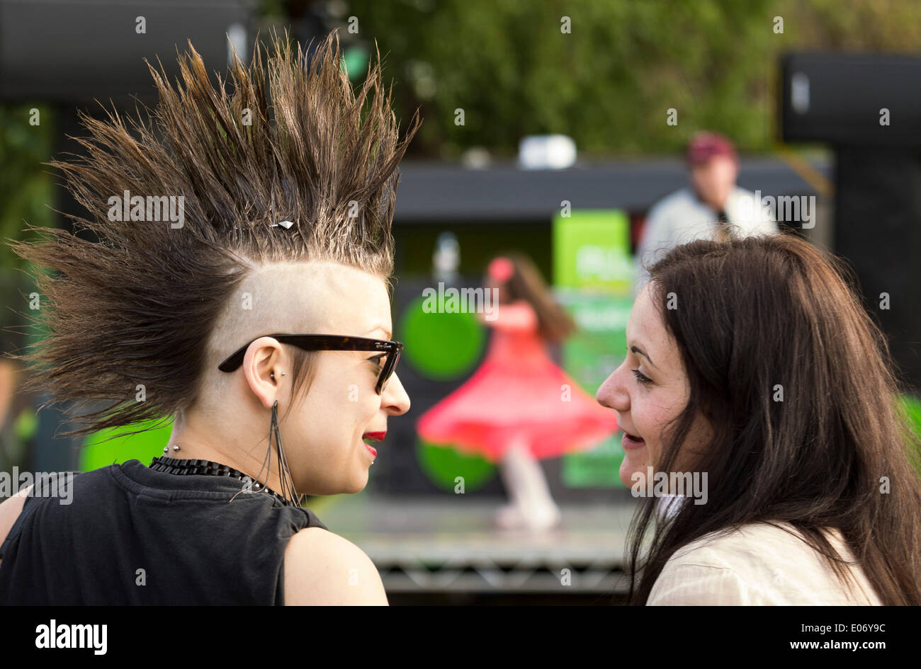 Crest hairstyle hi-res stock photography and images - Alamy