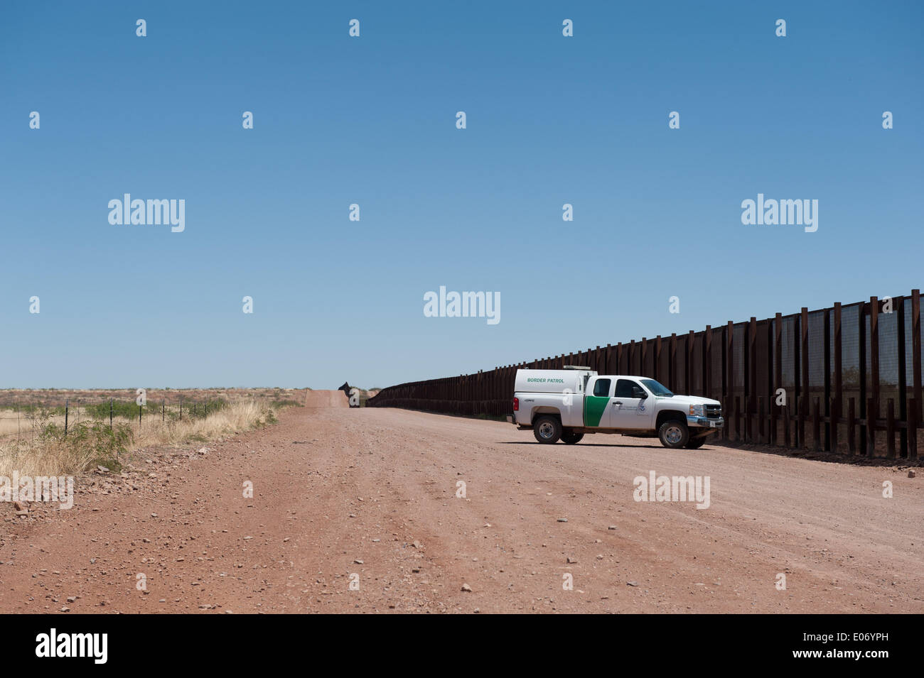 Naco, Arizona, USA. 28th Apr, 2014. A U.S. Border Patrol truck drives ...