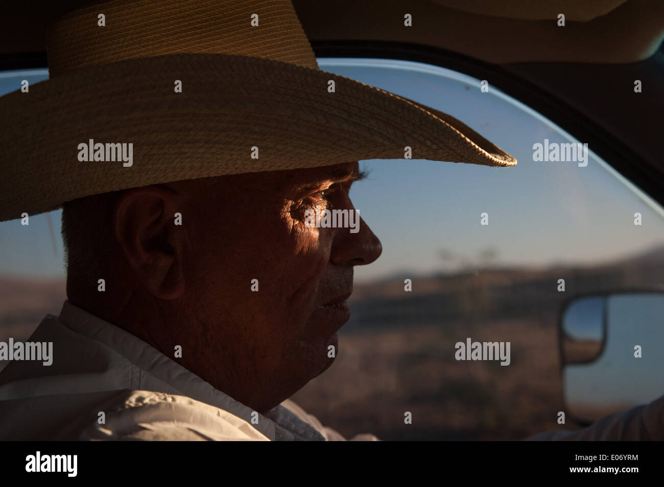 Douglas, Arizona, USA. 28th Apr, 2014. Arizona cattle rancher ED ...