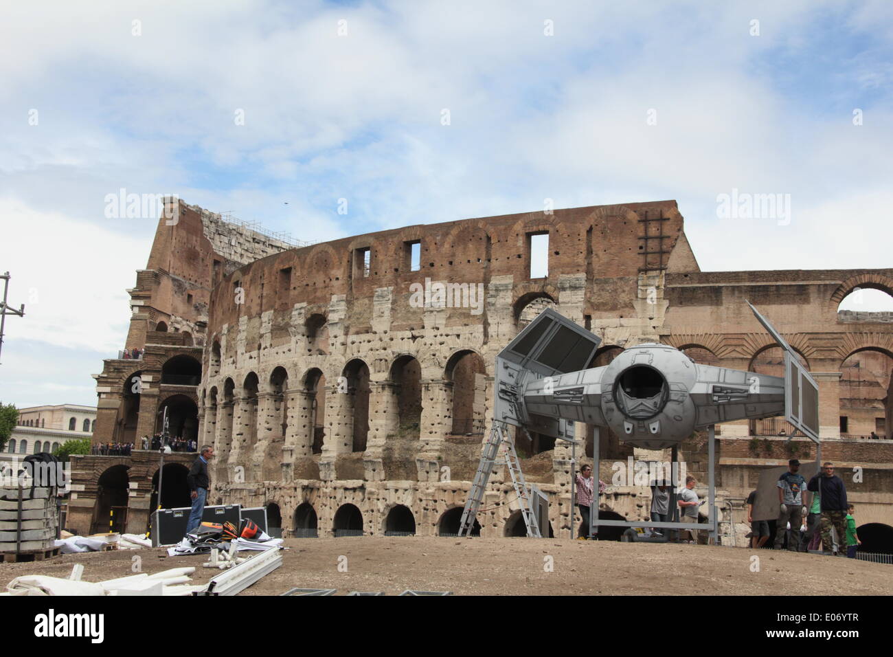 Rome Italy. 4th May 2014. May the fourth be with you - Star Wars Day by ...