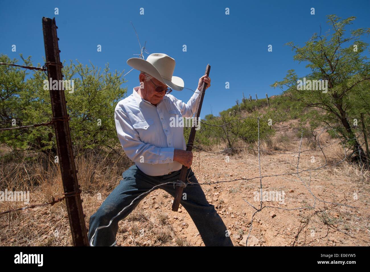 Arizona rancher border hi-res stock photography and images - Alamy