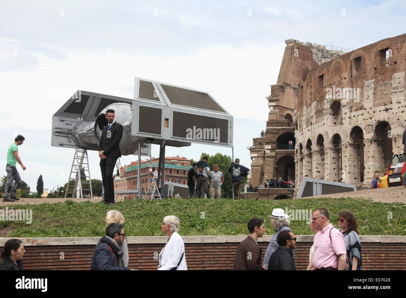 Rome Italy. 4th May 2014. May the fourth be with you - Star Wars Day by ...