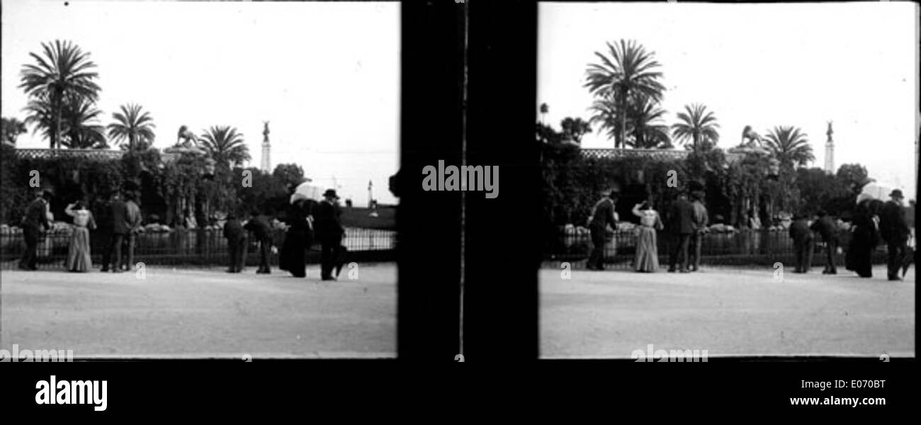 La cascade, Nice, avril 1904 Stock Photo - Alamy