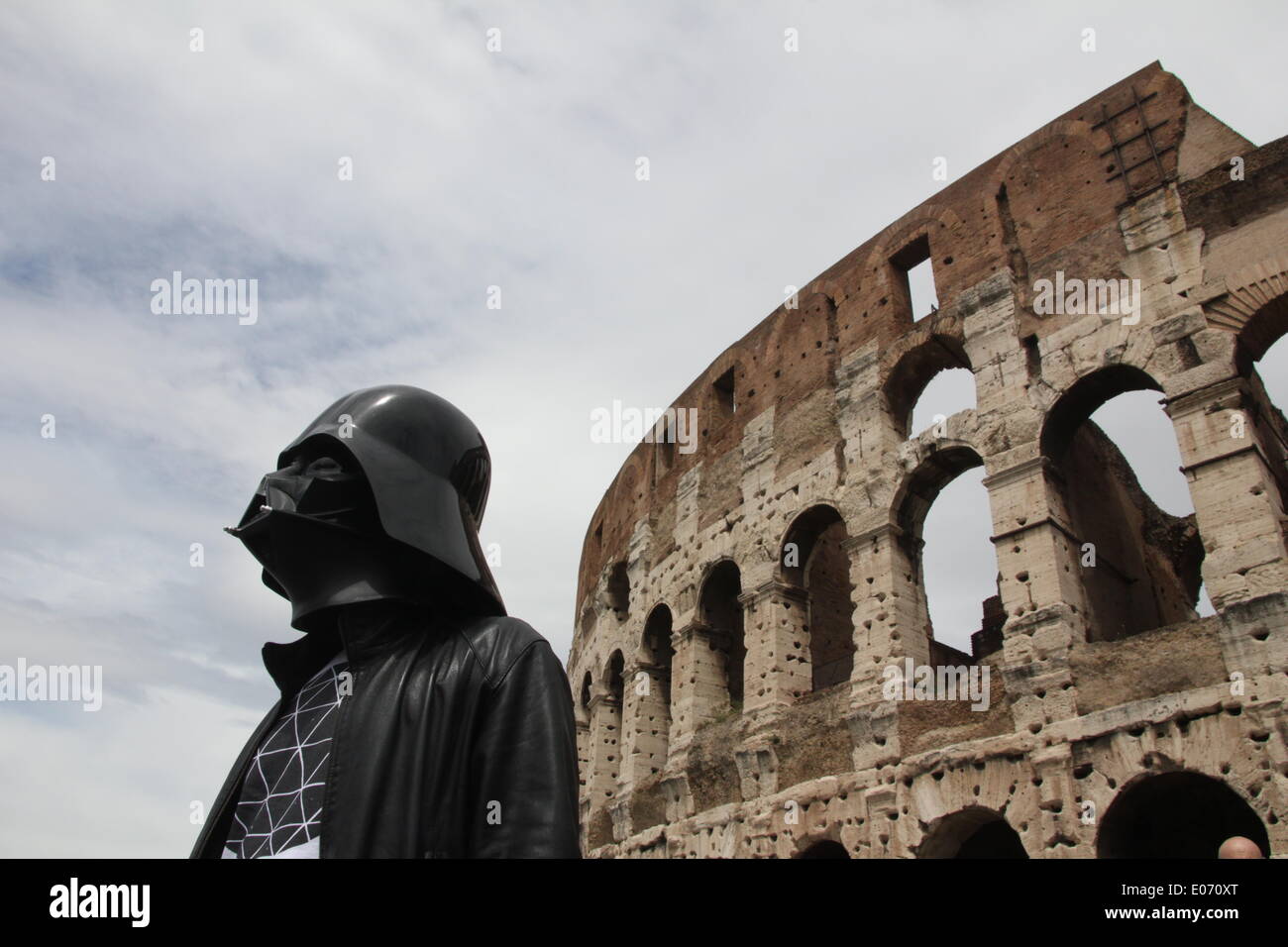 Rome Italy. 4th May 2014. May the fourth be with you - Star Wars Day by ...