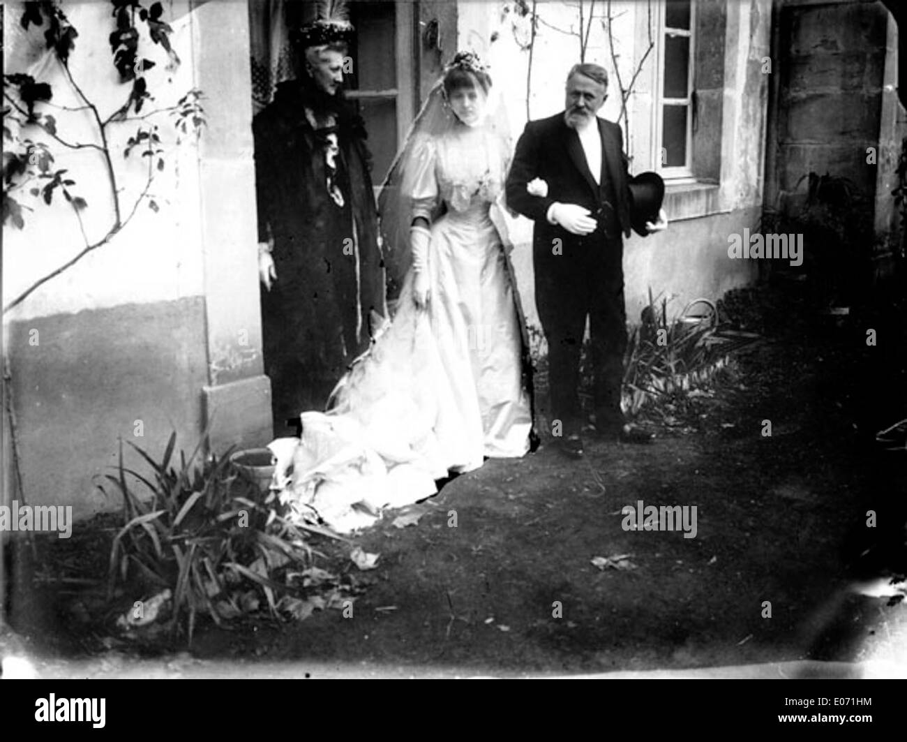 French parents Black and White Stock Photos & Images - Alamy