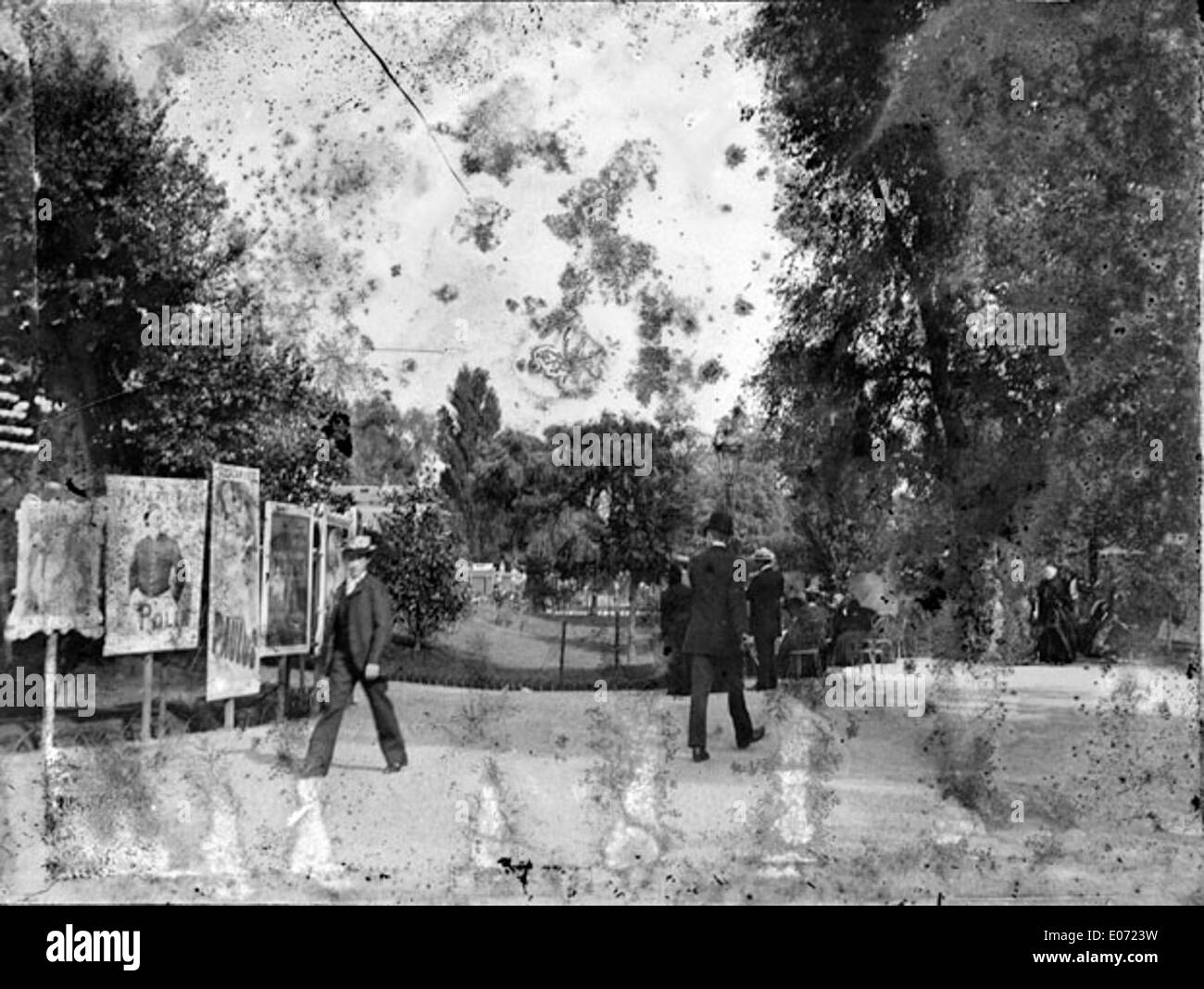 This 1892 painting titled 'Jardins, Champs-ElysÃ©es, Paris' captures ...