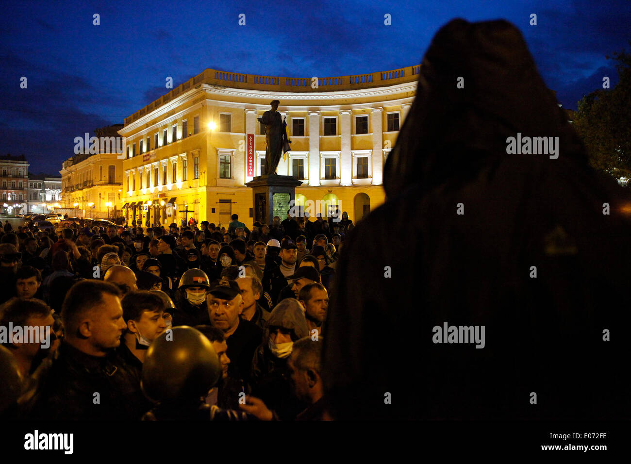 Odessa, Ukraine. 4th May 2014. Images of the rally pro liberation of ...