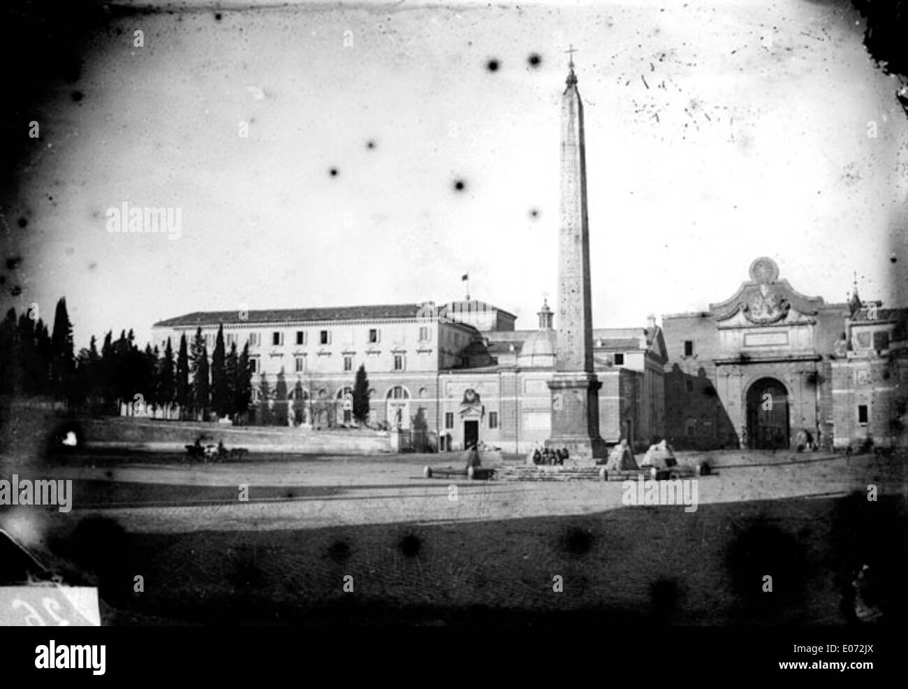 Obélisque de Ramsès II, Place du Peuple (Piazza del Popolo), Rome Stock ...