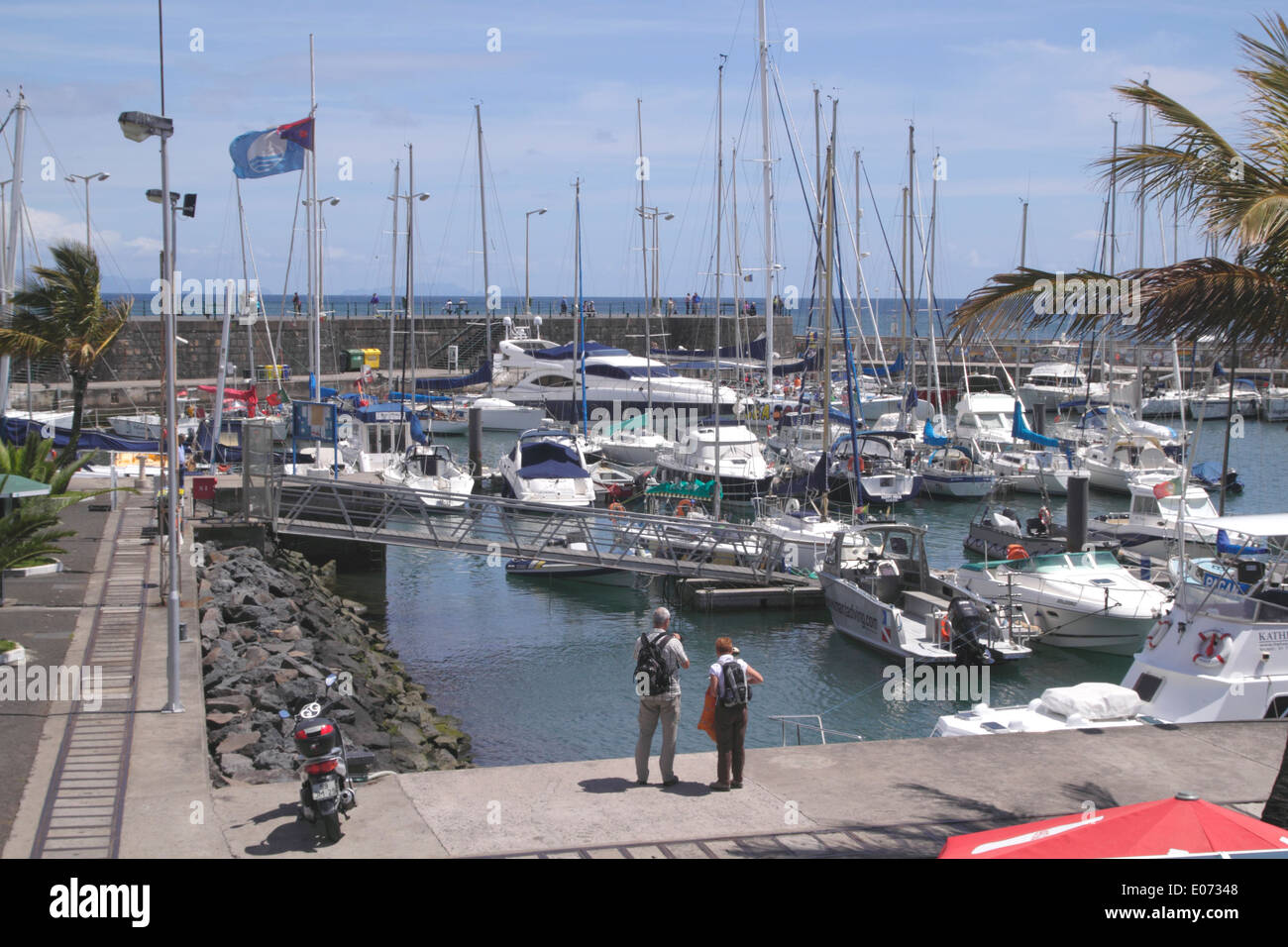 Marina at Funchal Madeira Stock Photo - Alamy