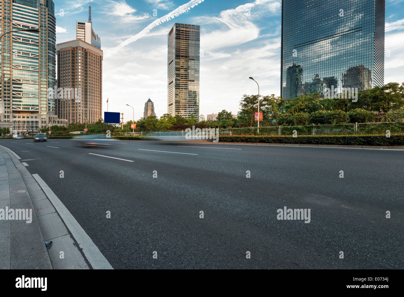 concrete road in shanghai china outdoor Stock Photo - Alamy