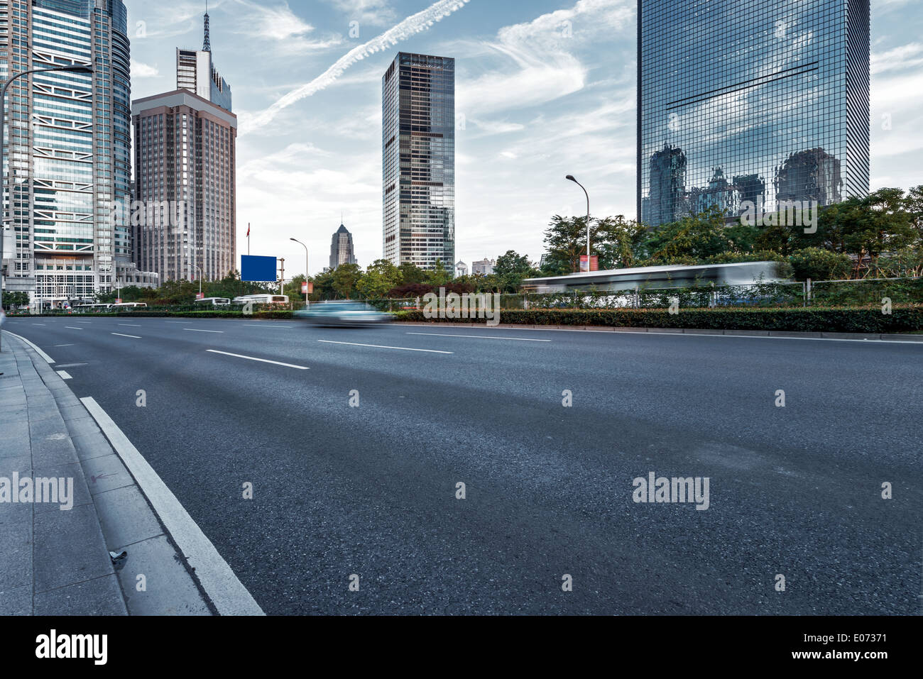 concrete road in shanghai china outdoor Stock Photo - Alamy