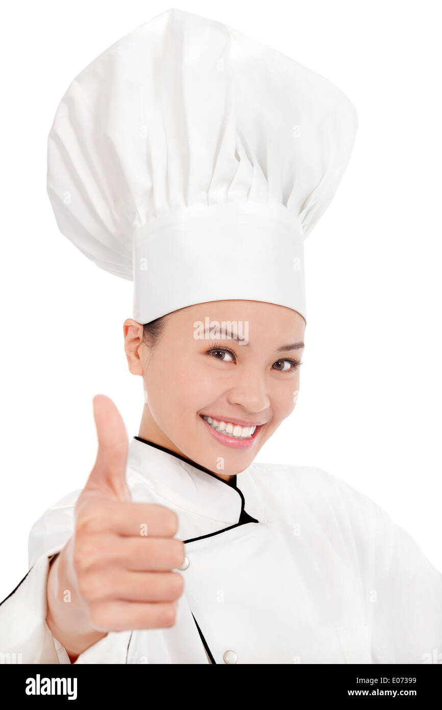 Female cook uniform hi-res stock photography and images - Alamy