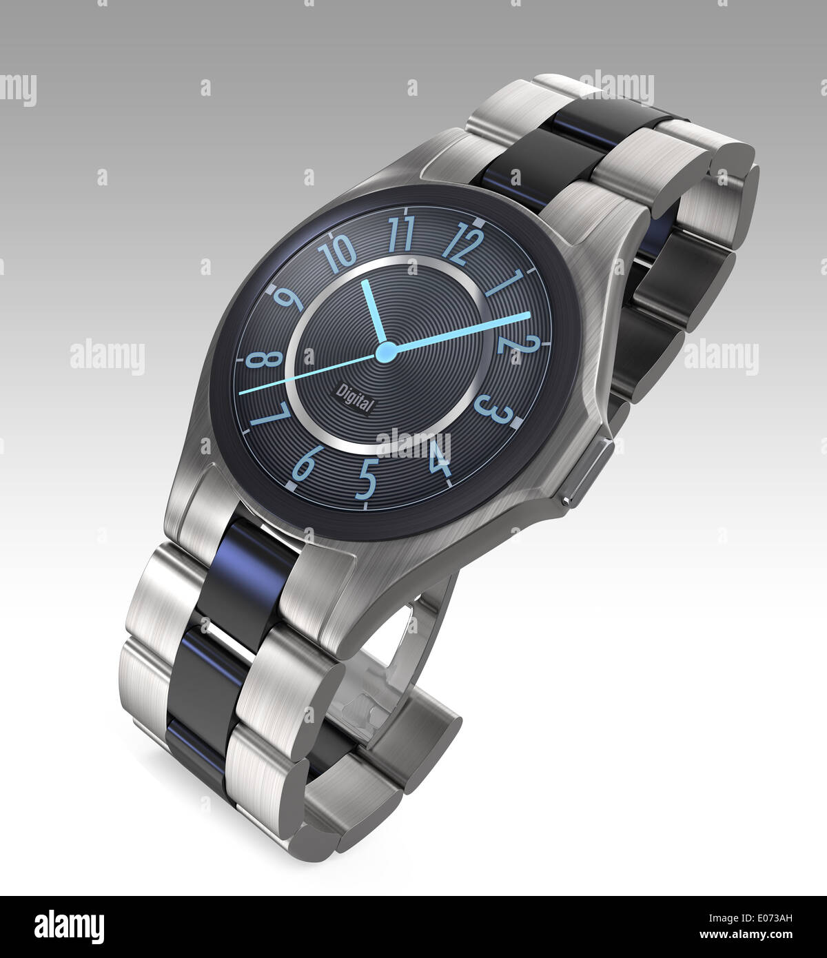 Luxury smart watch with touch screen. Isolated on white background ...