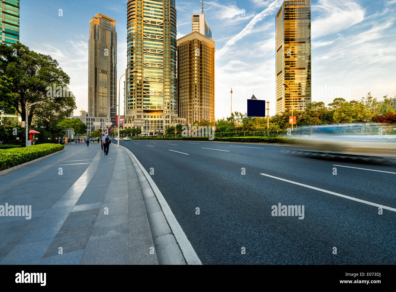 concrete road in shanghai china outdoor Stock Photo - Alamy