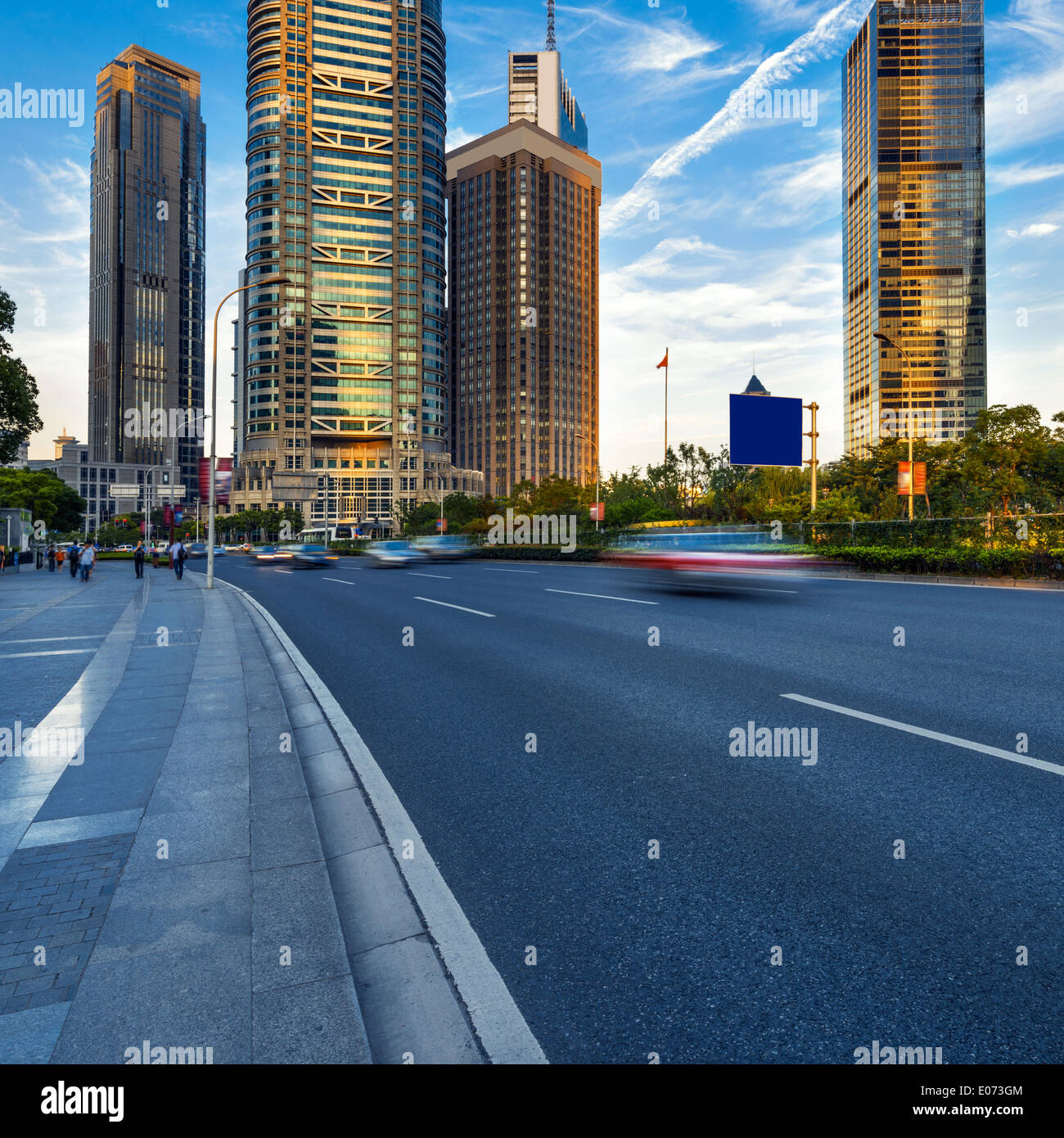 concrete road in shanghai china outdoor Stock Photo - Alamy