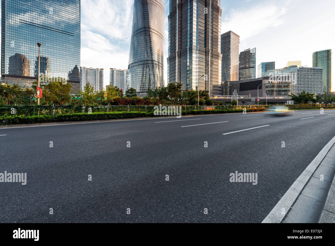 concrete road in shanghai china outdoor Stock Photo - Alamy