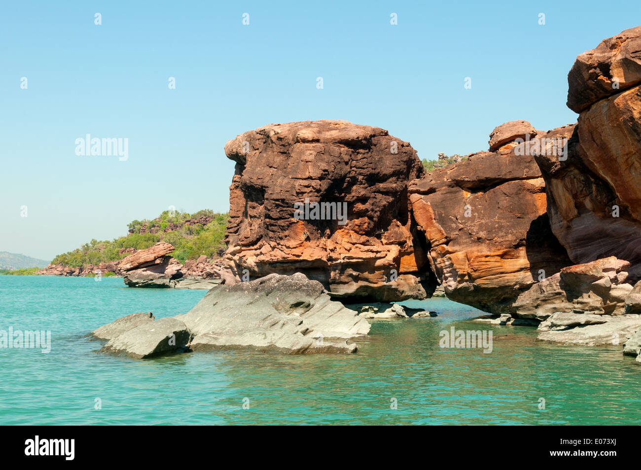 Rocks on Boongaree Island, Prince Frederick Harbour, the Kimberley ...