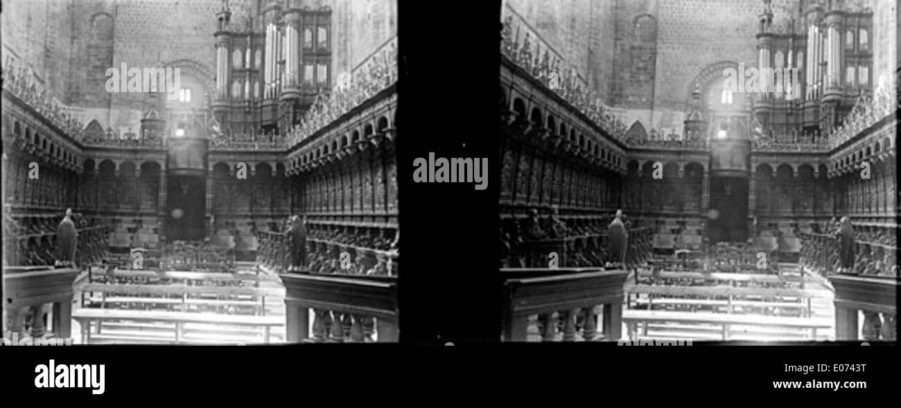 Organ in choir church Black and White Stock Photos & Images - Alamy