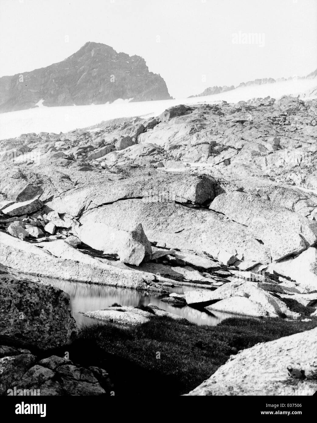 High mountain region Black and White Stock Photos & Images - Alamy