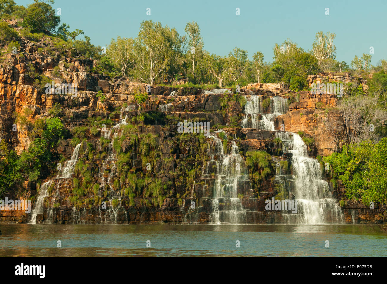 King Cascade on Prince Regent River, the Kimberley, Western Australia ...
