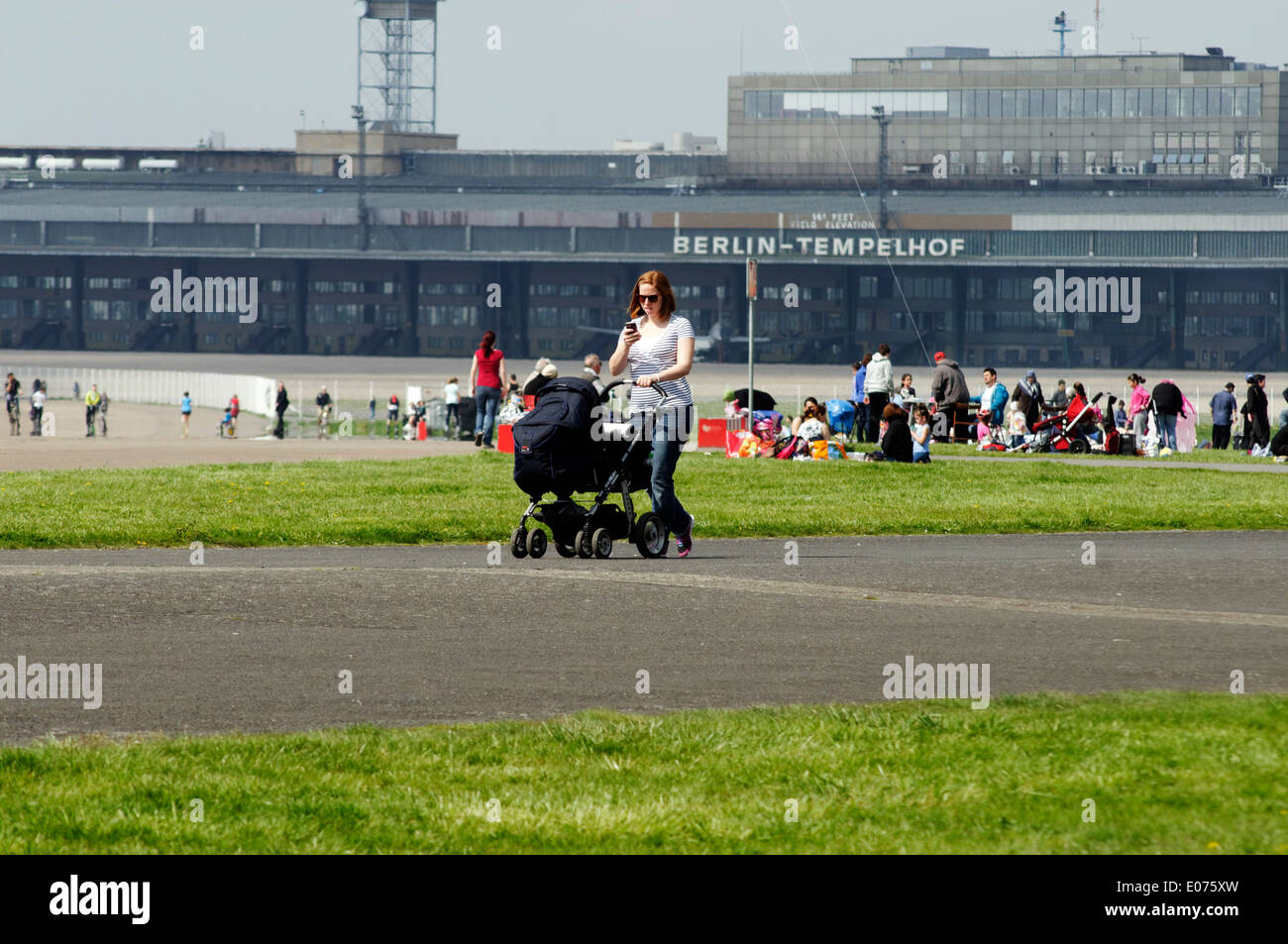 Lady Pushing A Pram High Resolution Stock Photography and Images - Alamy