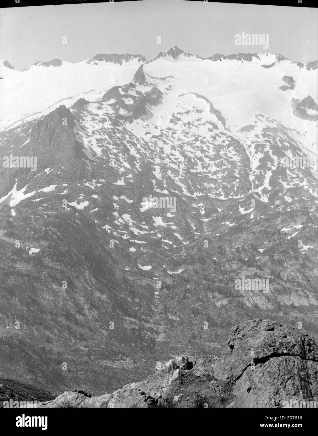 A scenic depiction of mountains, illustrating rugged terrain and ...