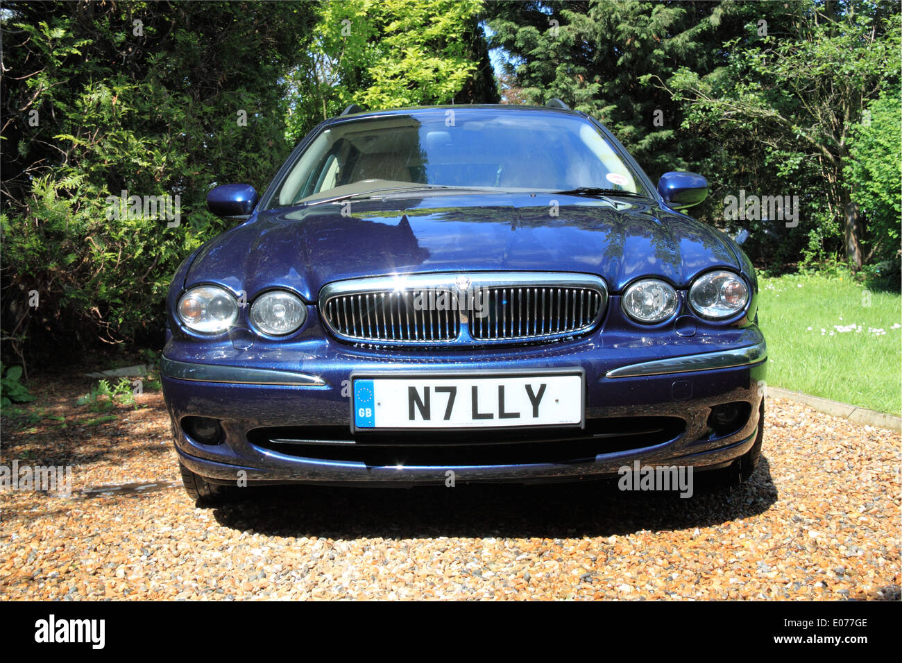 Jaguar Type X Blue