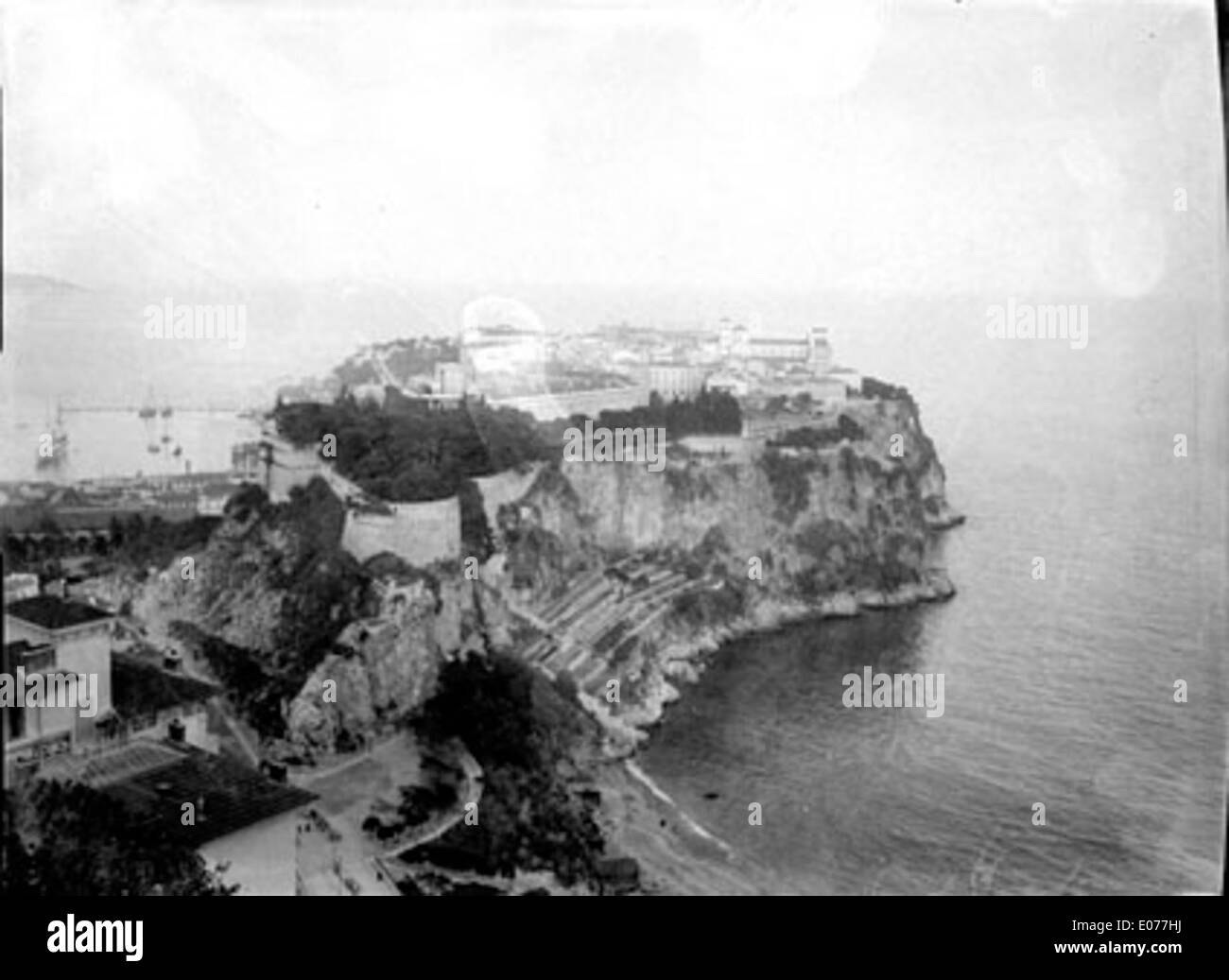 A painting titled 'Le Rocher' created in Monaco in April 1905 ...