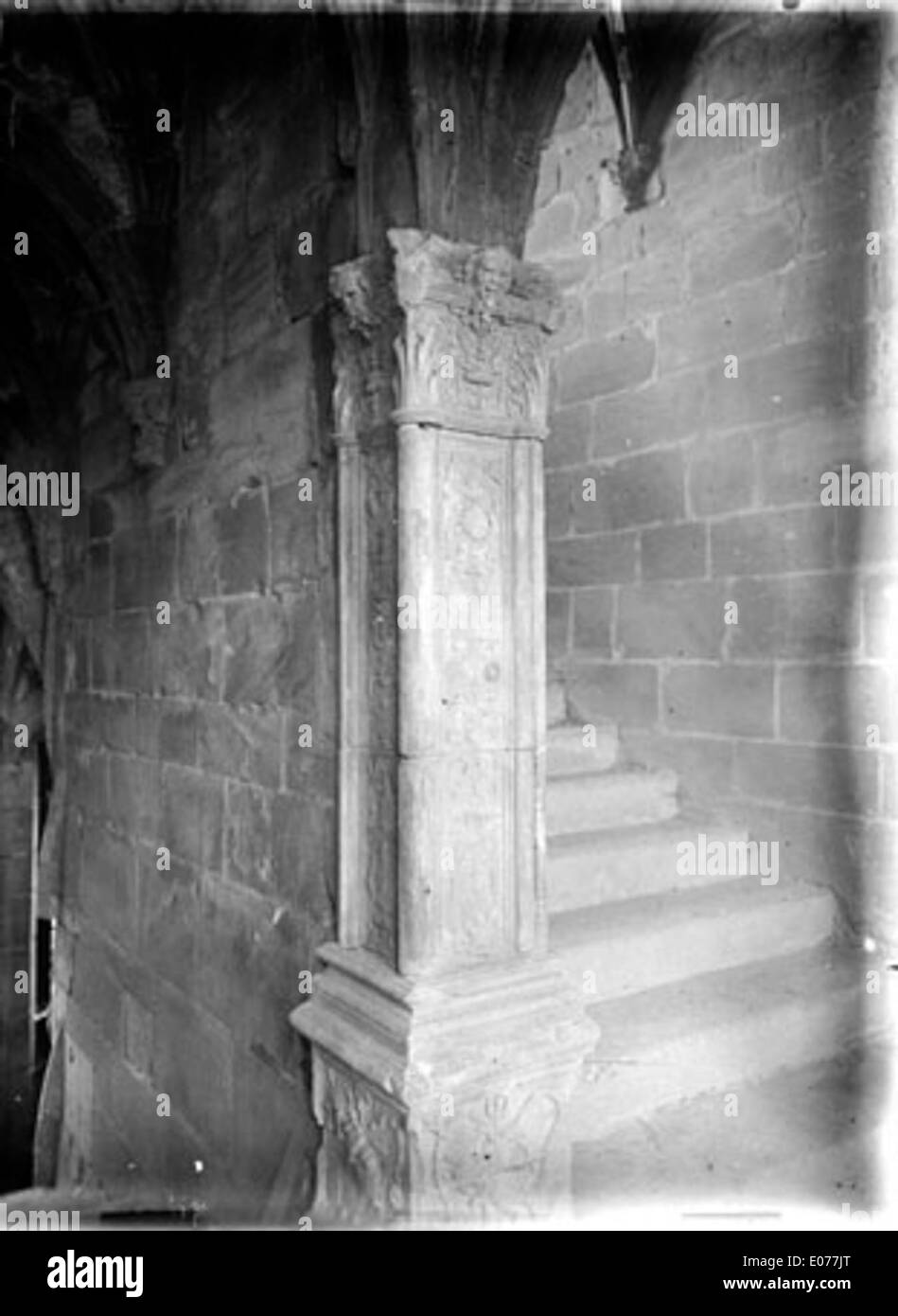 This pilaster from the staircase of Château d'Assier is a fine example ...