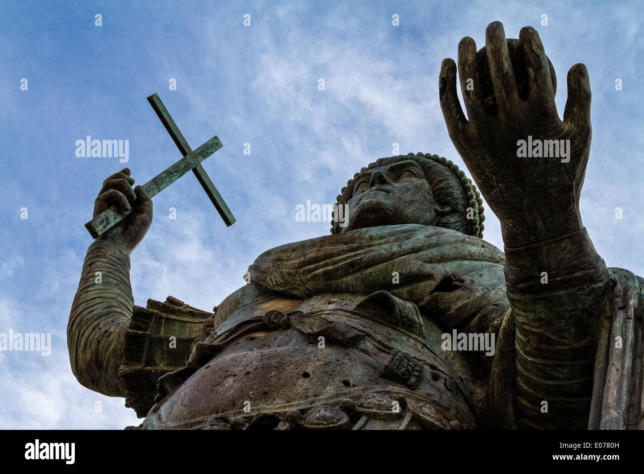 The Colossus of Barletta, a large bronze statue of an Eastern Roman ...