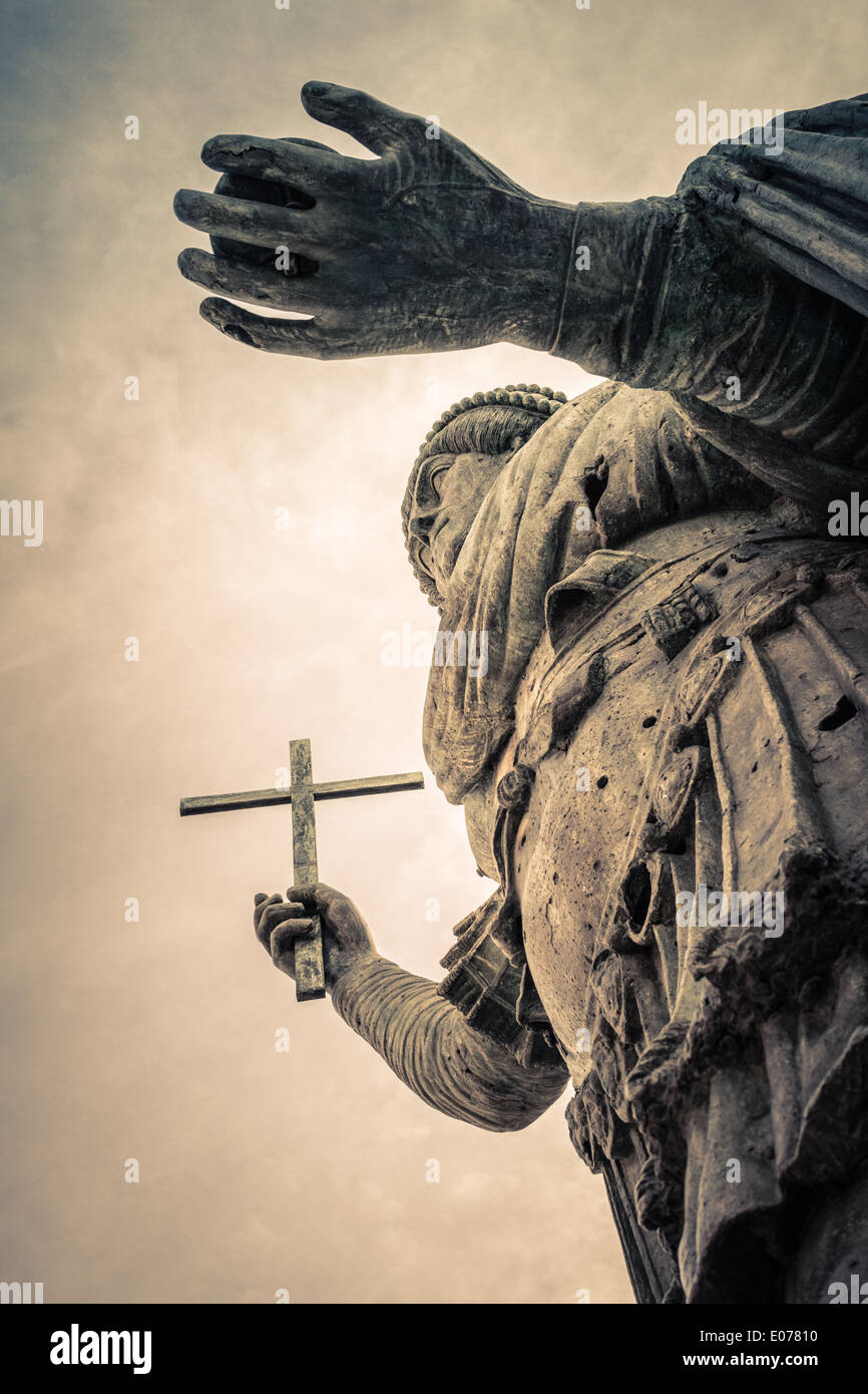 The Colossus of Barletta, a large bronze statue of an Eastern Roman ...
