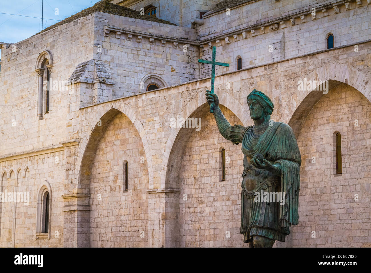 The Colossus of Barletta, a large bronze statue of an Eastern Roman ...