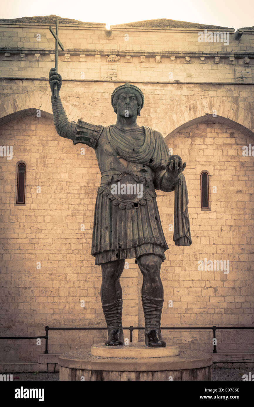 The Colossus of Barletta, a large bronze statue of an Eastern Roman ...