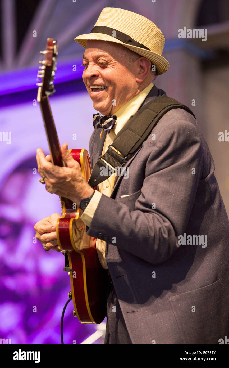New Orleans, Louisiana, USA. 4th May, 2014. Blues musician DEACON JOHN ...
