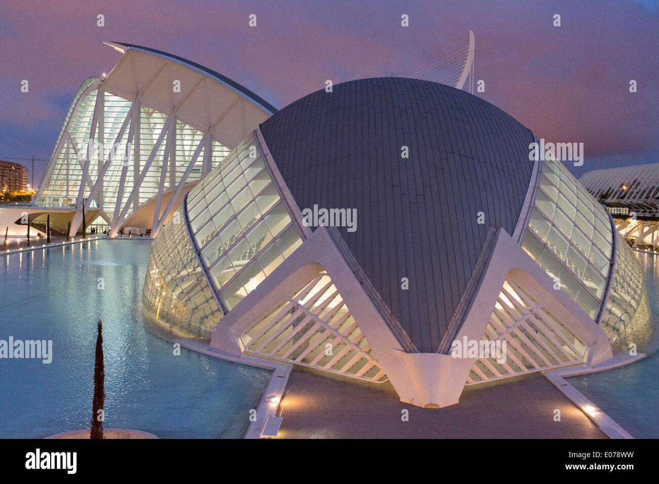 City of Arts and Science built from plans of architect Santiago ...