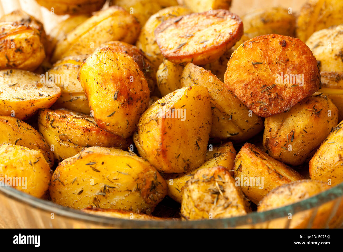 Baked potato pieces hi-res stock photography and images - Alamy