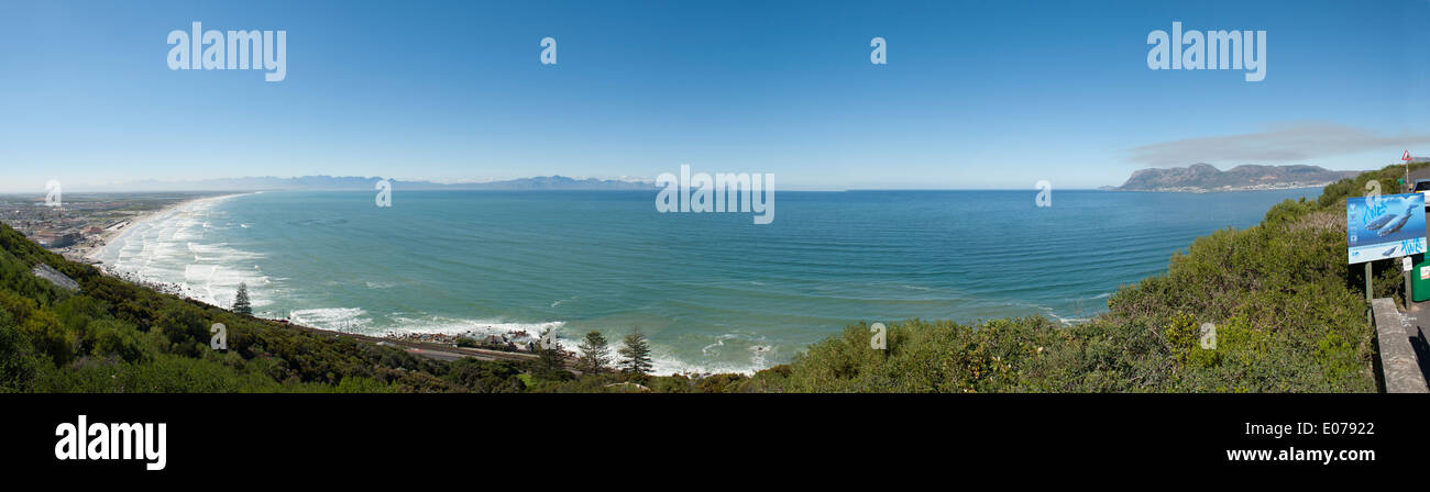 False Bay, panorama, Muizenberg, Cape Town, South Africa Stock Photo ...