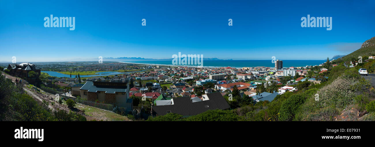 Muizenberg and False Bay Panorama, Cape Town, South Africa Stock Photo ...