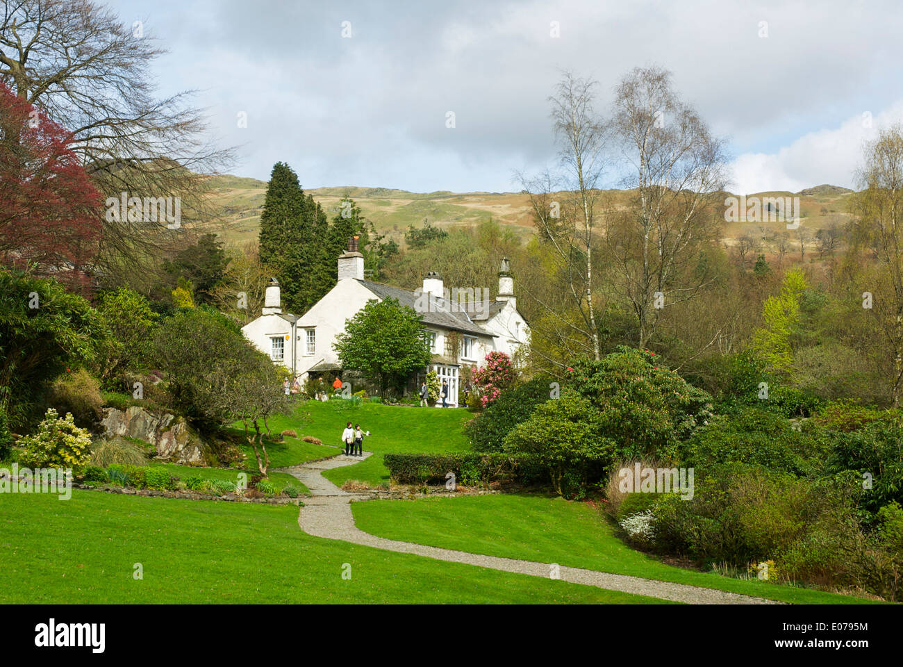 Rydal Mount, last home of poet William Wordsworth, Rydal, Lake District ...