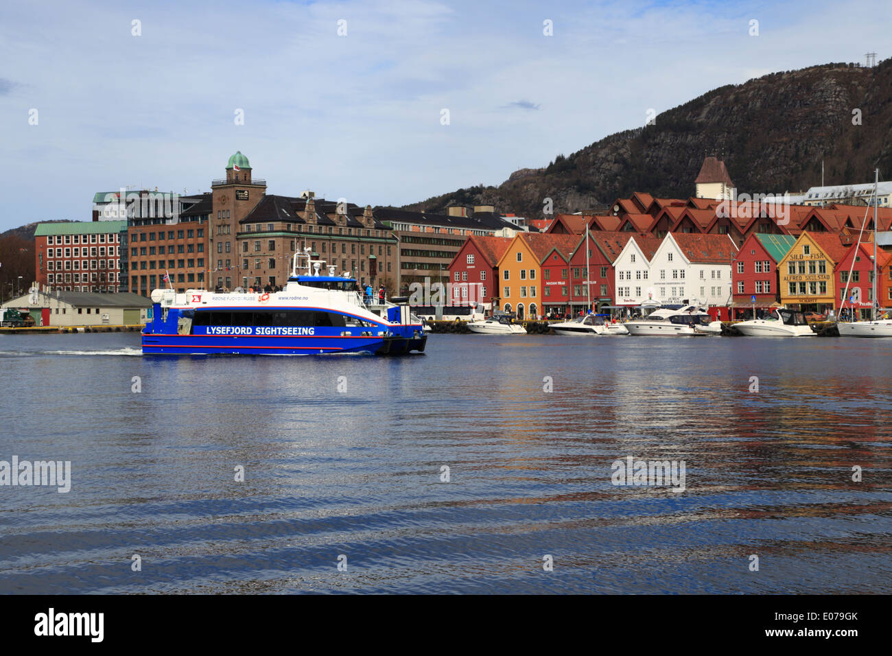 Bergen harbour, Norway Stock Photo - Alamy